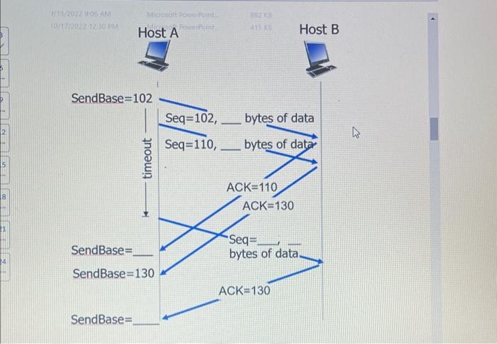 Solved a. What is the size of the first packet sent from | Chegg.com