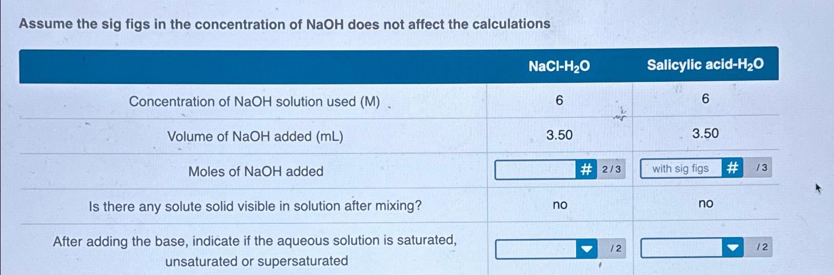 Solved Please help!! (very specific in sig figs) ﻿Assume the | Chegg.com