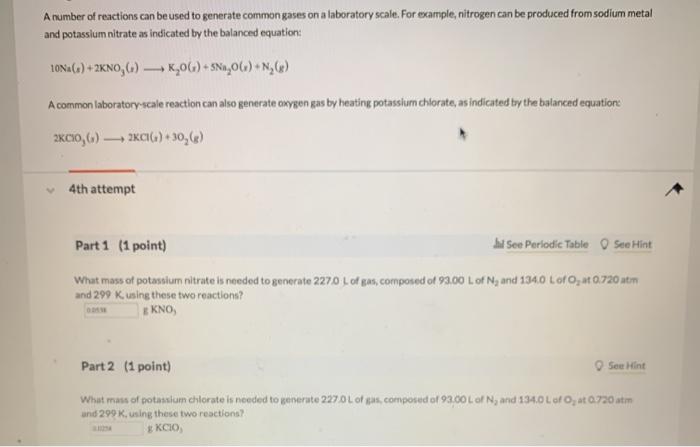 Solved A number of reactions can be used to generate common | Chegg.com