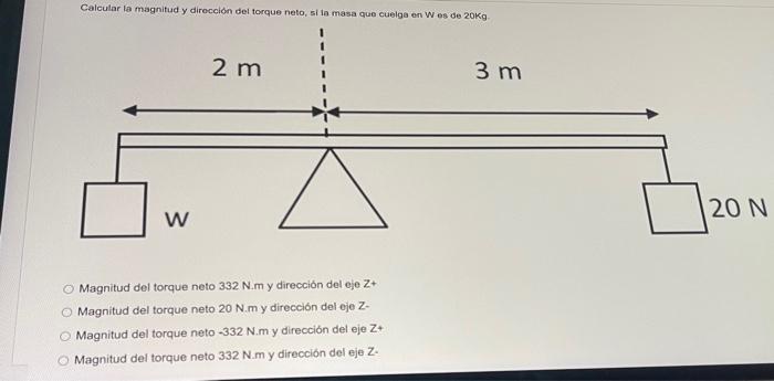 Solved Calcular la magnitud y dirección del torque neto, sí | Chegg.com