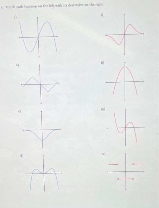 Solved 4. Match each function on the left with its | Chegg.com