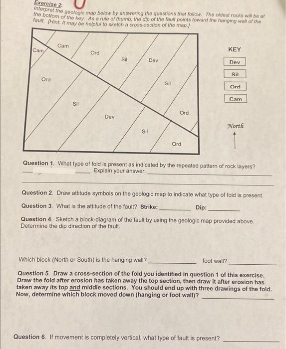Exercise 2: the bottom of the key. As a rule of | Chegg.com