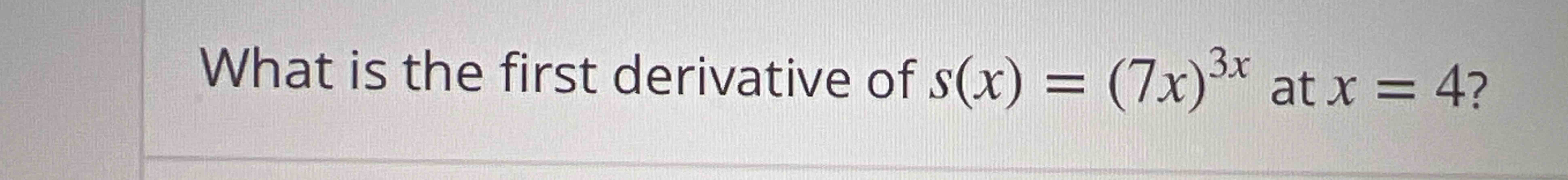 Solved If f(x)=x8ex(x-1), ﻿find f'(x) ﻿using logarithmic | Chegg.com