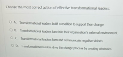 Solved Choose the most correct action of effective | Chegg.com