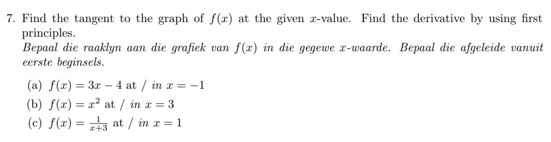 Solved Find the tangent to the graph of f(x) ﻿at the given | Chegg.com