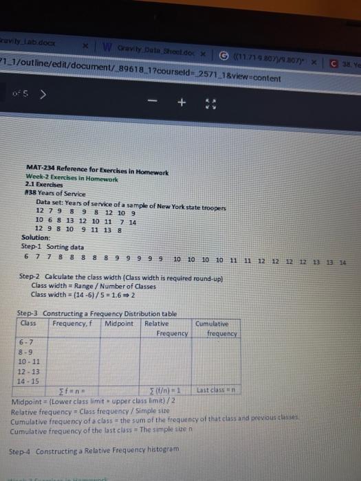 Solved MAT-234 Reference for Ekerrises in Homework Week-2 | Chegg.com