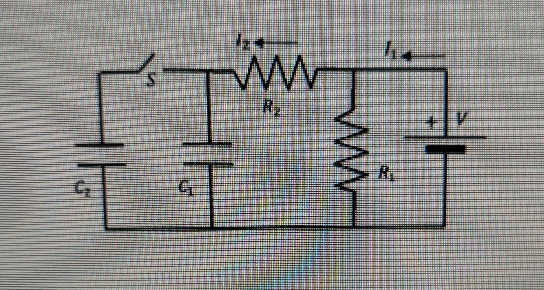Solved In the circuit shown, the switch is open, and the | Chegg.com