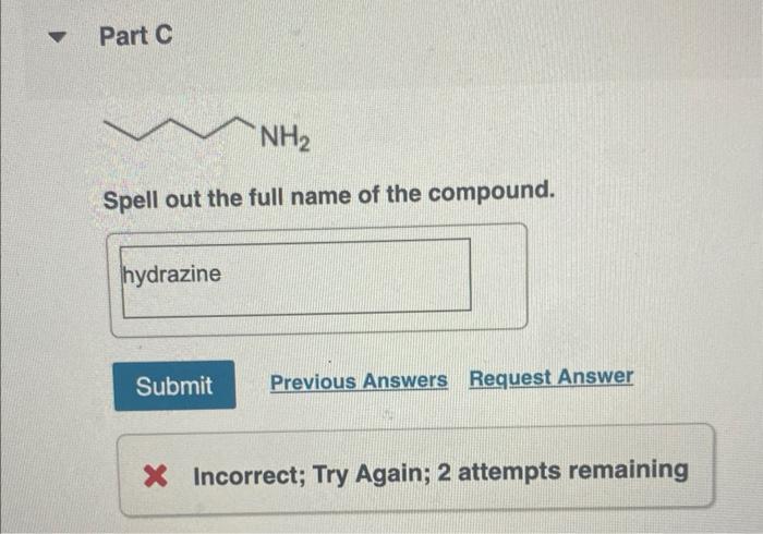 Solved write the common name for the following | Chegg.com