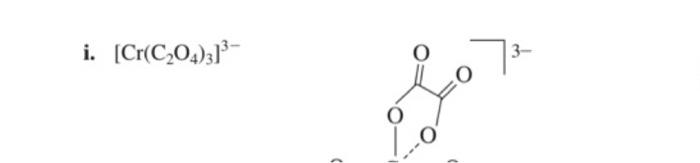 [Cr(C2O4)3]3− | Chegg.com