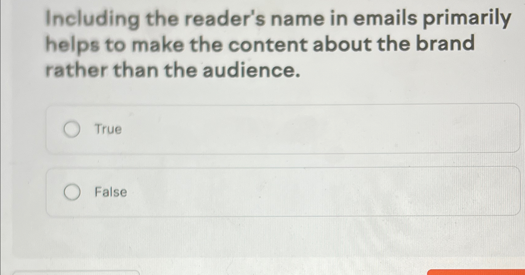 Solved Including the reader's name in emails primarily helps | Chegg.com