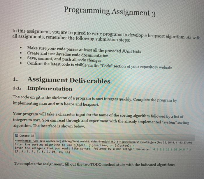 Programming Assignment 3 In this assignment, you are | Chegg.com