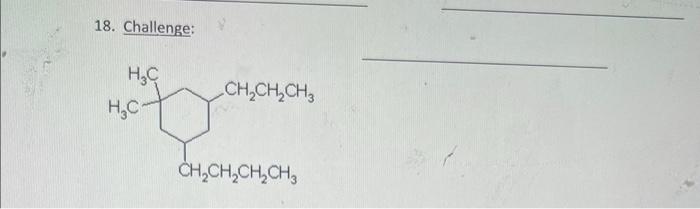 Solved Naming Cycloalkanes 10. 11. 12. 14. 15.18. Challenge: | Chegg.com