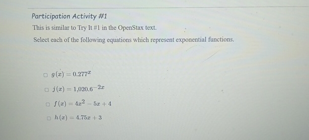 Solved Participation Activity #1This is similar to Try It #1 | Chegg.com