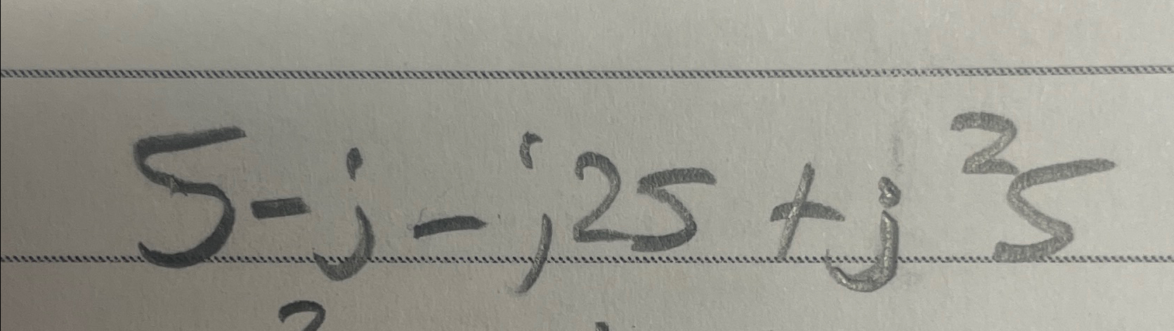 Solved 5-j-i25+j25 ﻿Express answer in polar form | Chegg.com