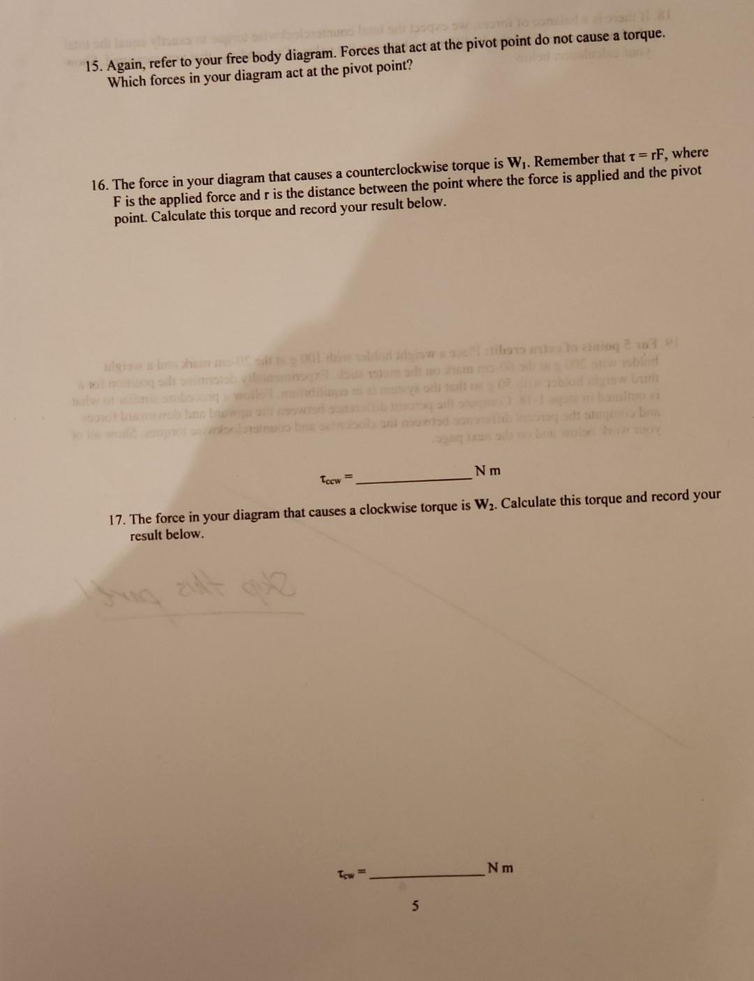 Solved 1. Check the calibration of the force probe. Hang the | Chegg.com
