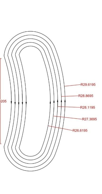 Solved How can I draw this wave in AutoCAD with dimensions | Chegg.com