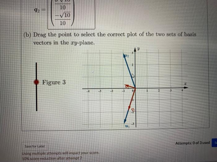 Solved Let u1=(1,3),u2=(1,−3) and R2 have the Euclidean | Chegg.com