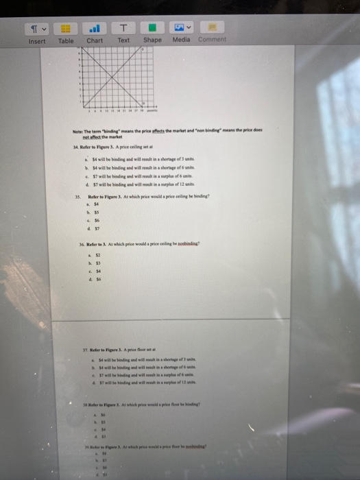 Solved Insert Table Chart Text Shape Media Comment Note: The | Chegg.com