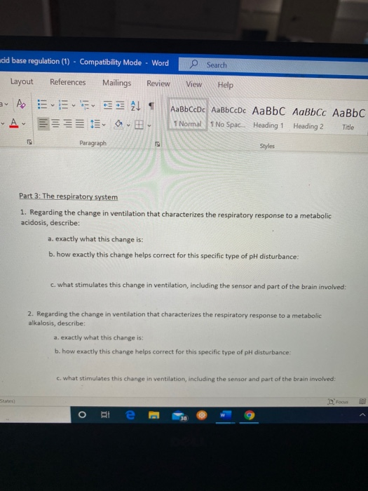Solved aid base regulation (1) - Compatibility Mode - Word | Chegg.com