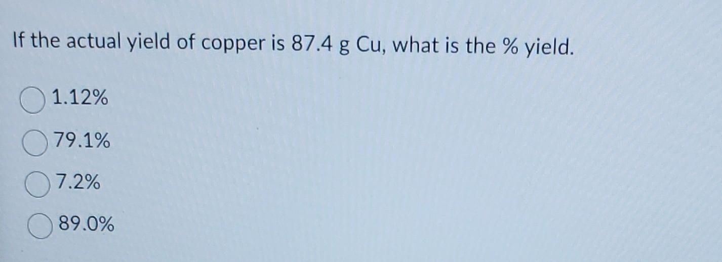 Solved Cu2O(s)+C(s)→2Cu(s)+CO(g) Given (grams): 110.5 g Cu2O | Chegg.com