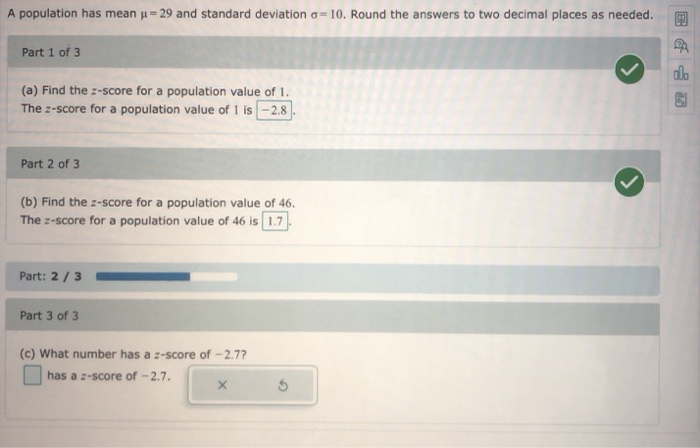 Solved A population has mean u= 29 and standard deviation | Chegg.com