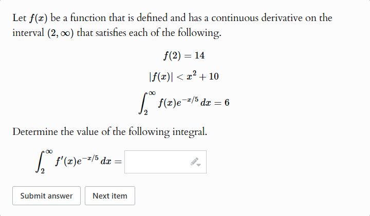 Solved Let f(x) ﻿be a function that is defined and has a | Chegg.com
