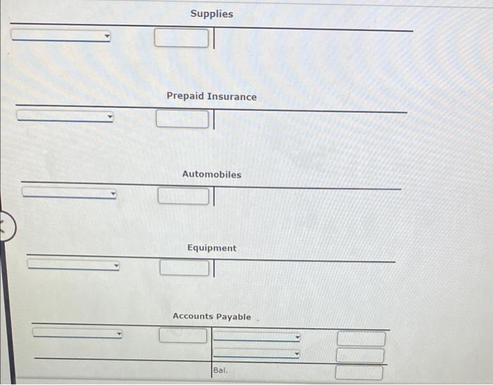 Solved Real Entries Into T Accounts and Trial Balance Connie | Chegg.com