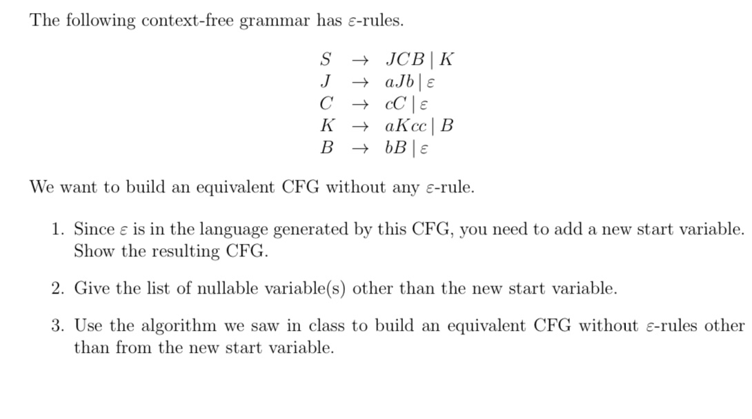 Solved The following context-free grammar has | Chegg.com