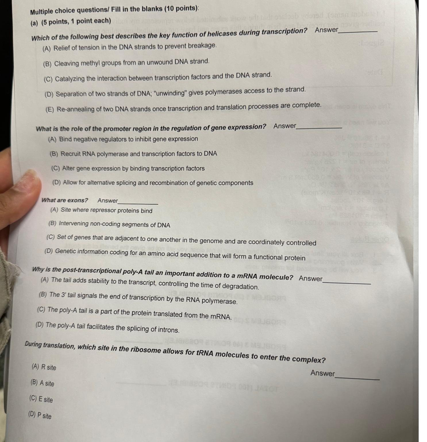 Solved Multiple choice questions/ ﻿Fill in the blanks (10 | Chegg.com