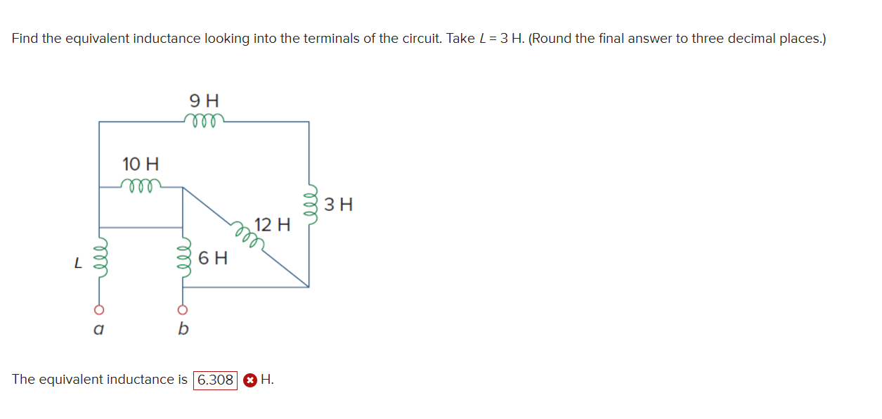 Solved Find the equivalent inductance looking into the | Chegg.com