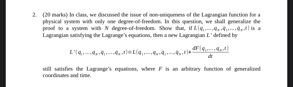 Solved (20 ﻿marks) ﻿In class, we discussed the issue of | Chegg.com