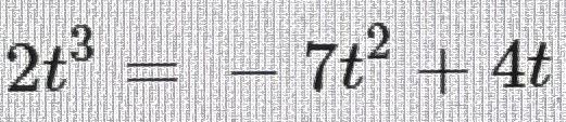 Solved 2t3=-7t2+4t | Chegg.com