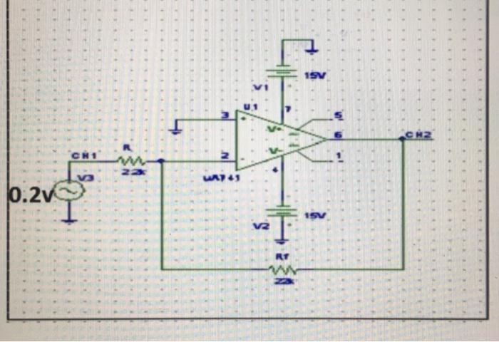 Solved 5. AFTER THE LAB - Inverting amplifier PSPICE | Chegg.com