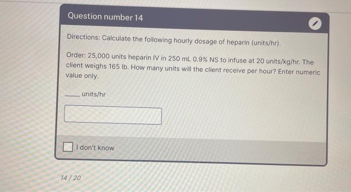Solved An IV of 1000 mL D5W is to infuse at 150 mL/hr. The | Chegg.com
