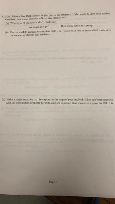 Solved 8. Mrs. Johnson bax 1838 stickers to the out to her | Chegg.com