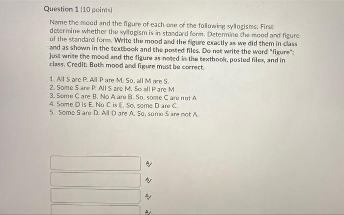 Solved Question 1 (10 points) Name the mood and the figure | Chegg.com