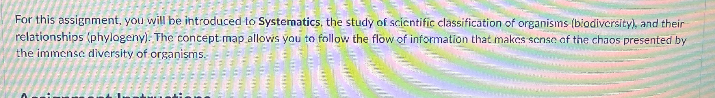 Solved For this assignment, you will be introduced to | Chegg.com