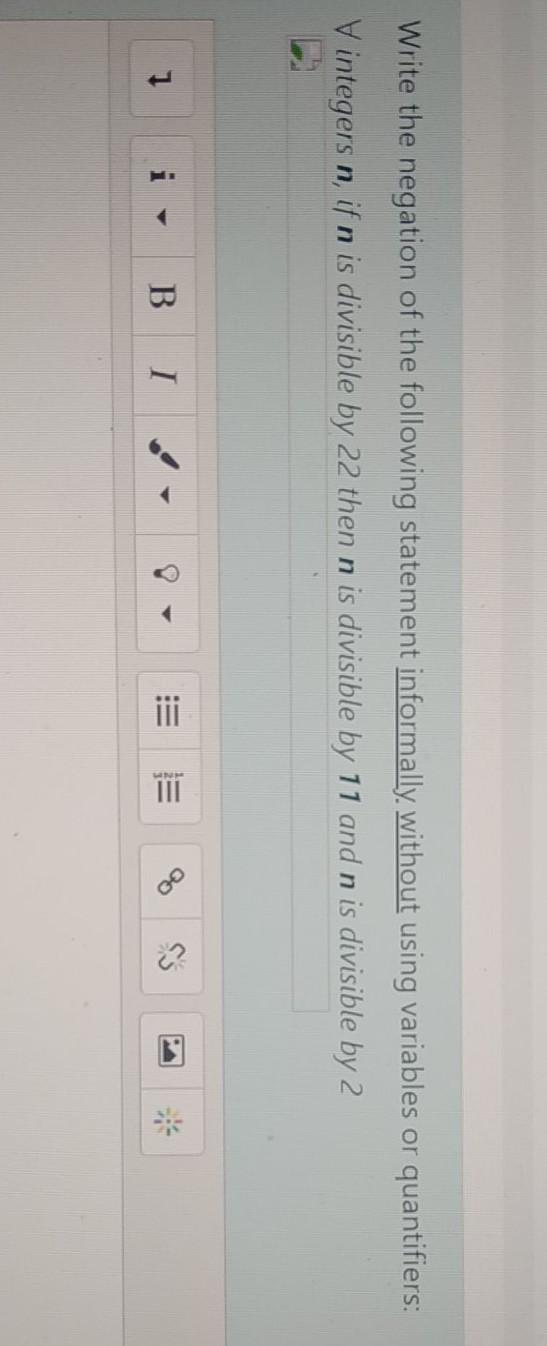 Solved Write the negation of the following statement | Chegg.com
