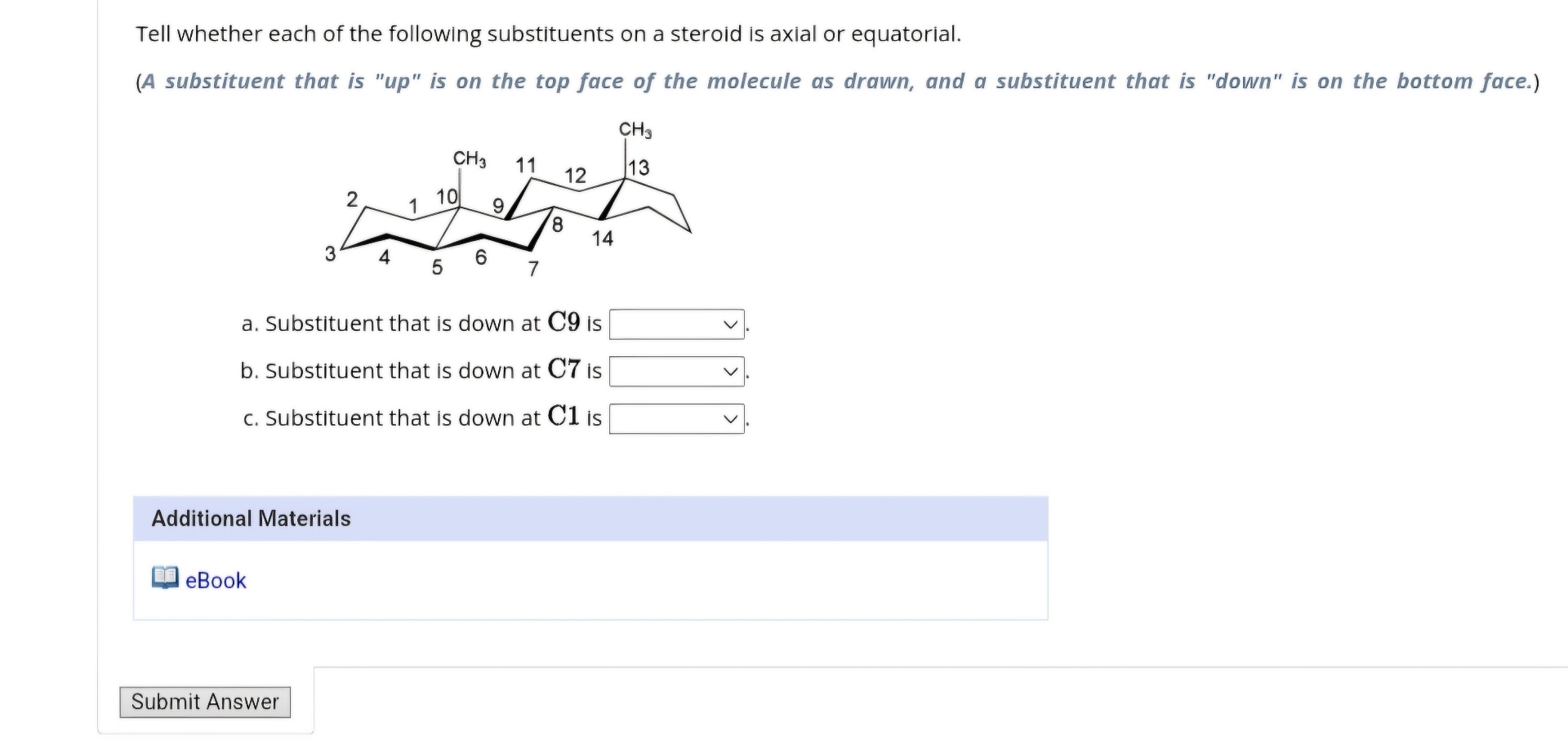 Solved Tell whether each of the following substituents on a | Chegg.com