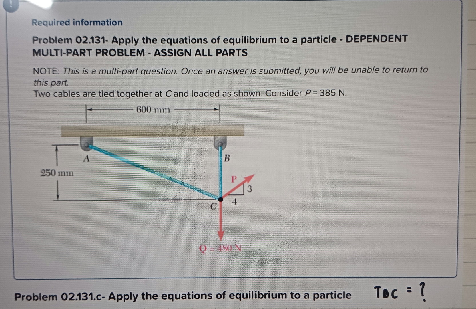 Solved Required informationProblem 02.131- ﻿Apply the | Chegg.com