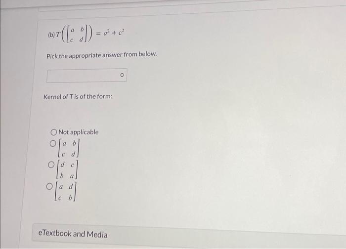 Solved Determine whether the mapping T is a linear | Chegg.com
