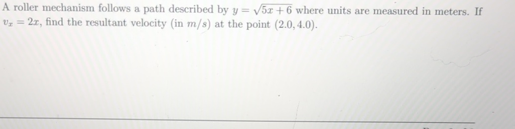 Solved A roller mechanism follows a path described by | Chegg.com