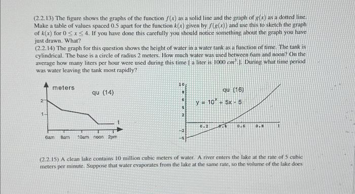 Solved The graph for this question is marked qu(14) and | Chegg.com