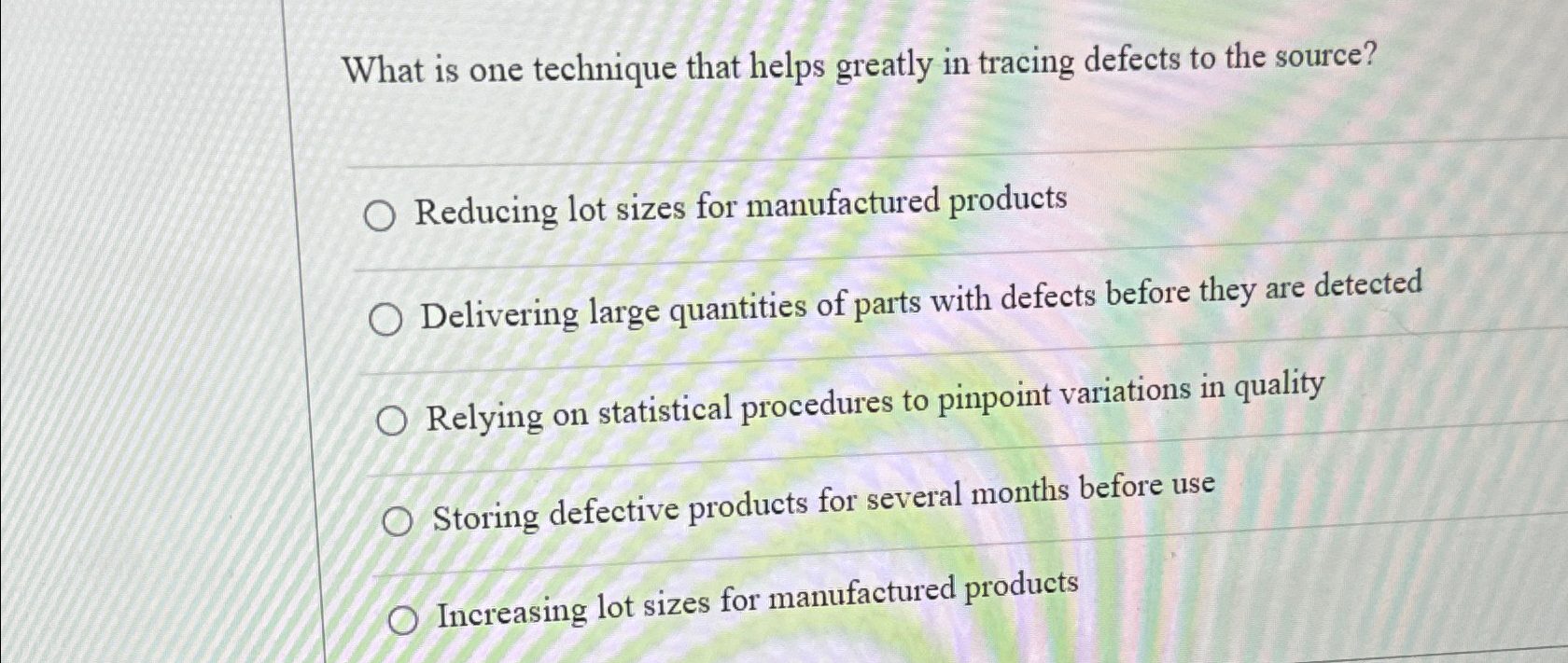 Solved What is one technique that helps greatly in tracing | Chegg.com