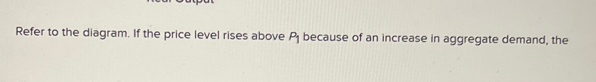 Solved Refer to the diagram. If the price level rises above | Chegg.com