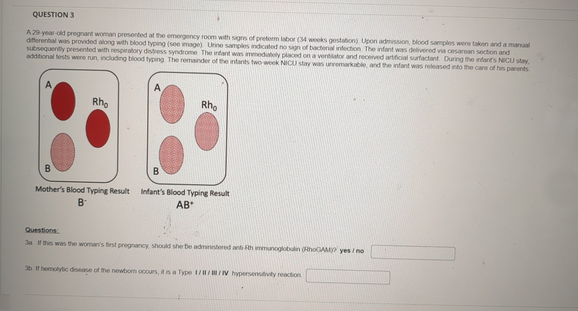 Solved QUESTION 3A 29-year-old pregnant woman presented at | Chegg.com