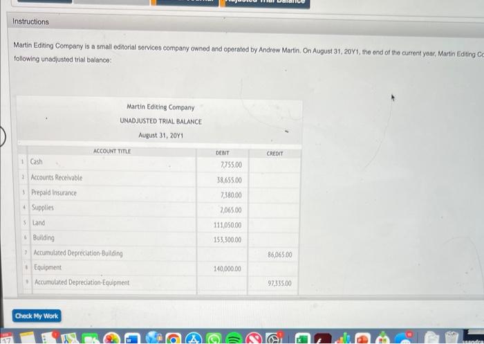 Solved Martin editing company is a small editorial services | Chegg.com