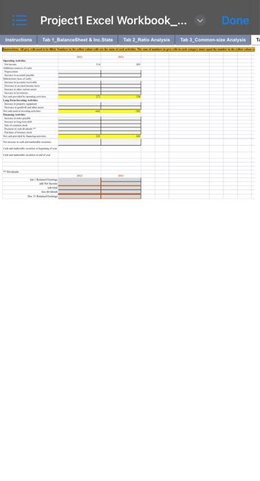 Project1 Excel Workbook_... Project1 Excel | Chegg.com