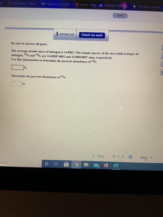 Solved Dashboard - Carwa. RAMweb Colorad... Home - Hudl 24 | Chegg.com
