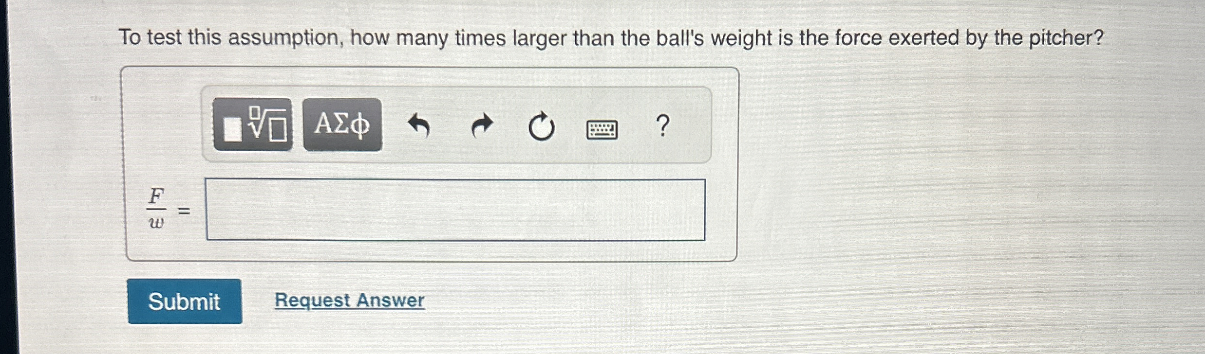 Solved To test this assumption, how many times larger than | Chegg.com
